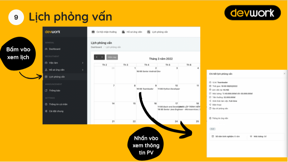 Hướng dẫn sử dụng hệ thống dành cho HR Freelancer
