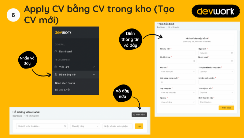 Hướng dẫn sử dụng hệ thống dành cho HR Freelancer